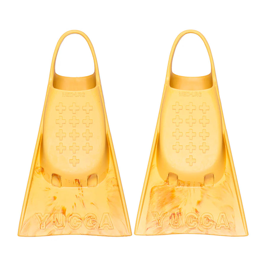 Yucca Soft Flex Fins Team Mom (light yellow with slight brush stroke o ...